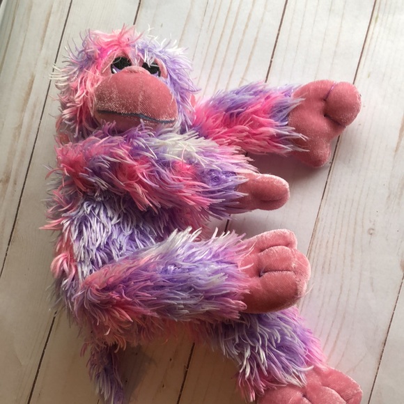 Cotton Candy | Toys | Geauga Lake Cotton Candy Plush Monkey Pink Purple ...